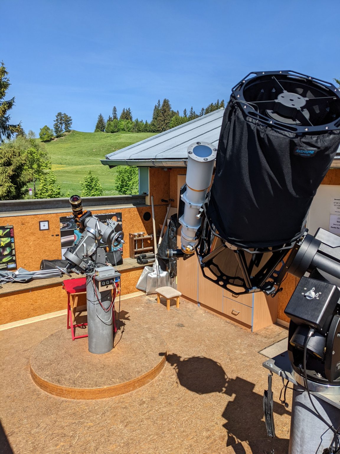 Unser neues Sonnen-Teleskop | Sternwarte Oberallgäu e.V.